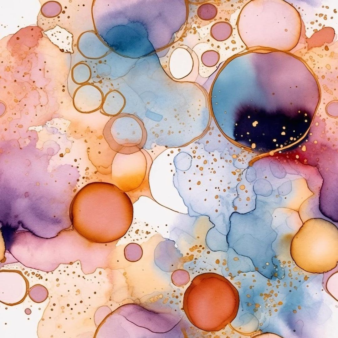 Modern Alcohol Ink Pattern 11 Quilting Cotton Fabric - Etsy