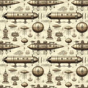 Goth Steampunk Pattern 3 Quilting Cotton Fabric - Etsy