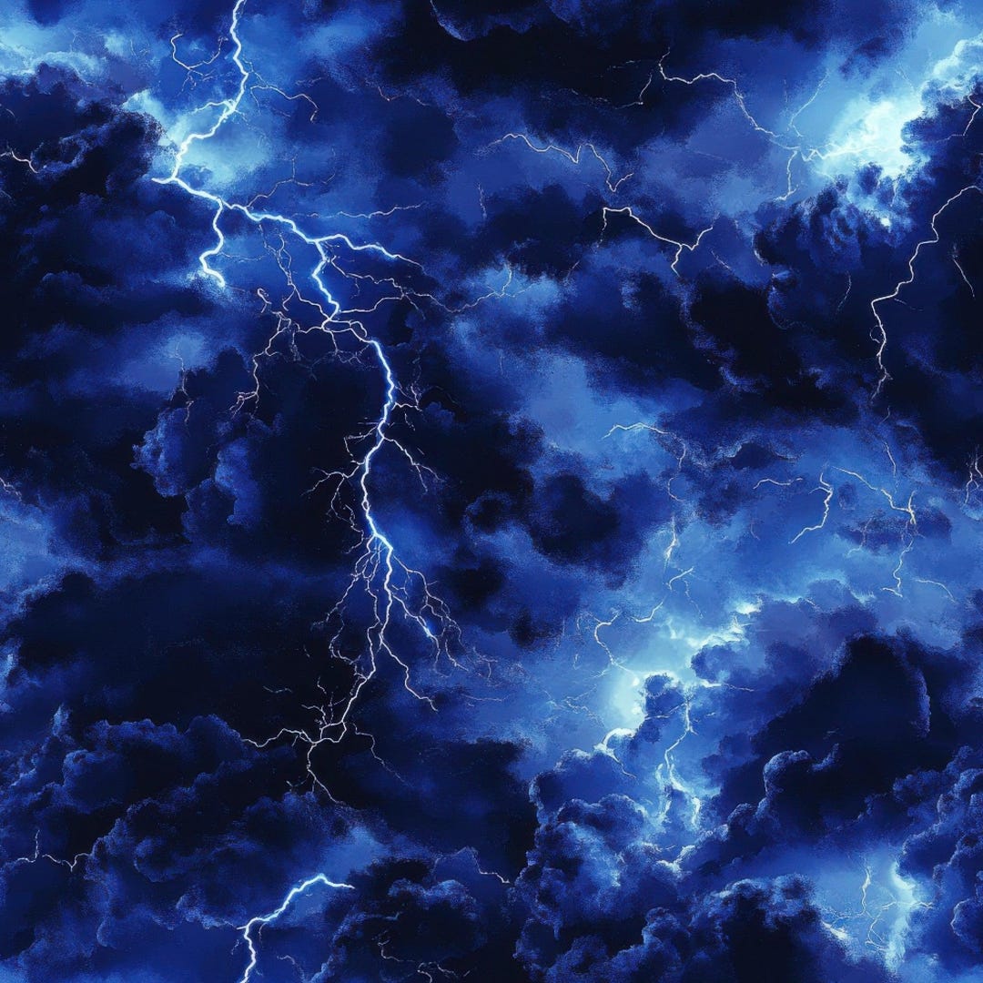 Thunderbolt Lightning Pattern 8 Quilting Cotton Fabric - Etsy