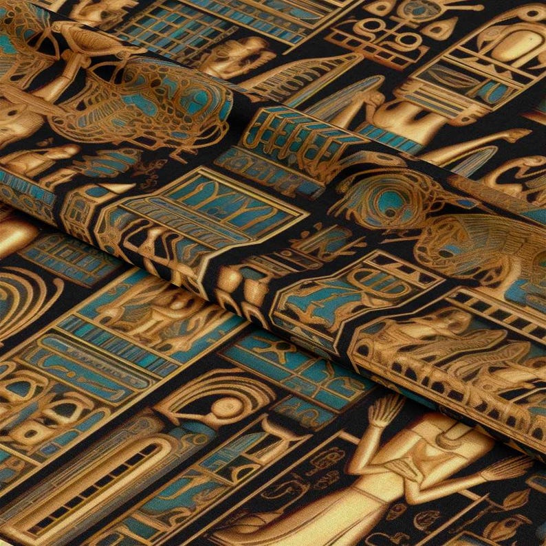 2D Ancient Egypt Pattern 46 Quilting Cotton Fabric - Etsy