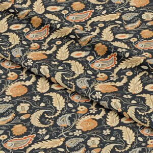 Boho Floral Paisley Pattern 1 Quilting Cotton Fabric - Etsy