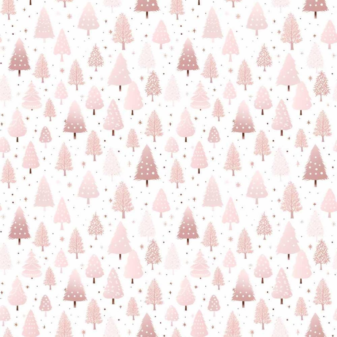 Pink Christmas Pattern 14 Quilting Cotton Fabric - Etsy