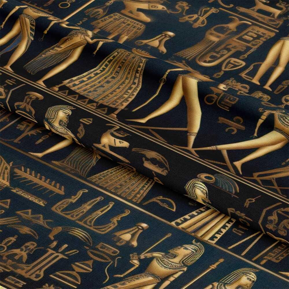 2D Ancient Egypt Pattern 45 Quilting Cotton Fabric - Etsy