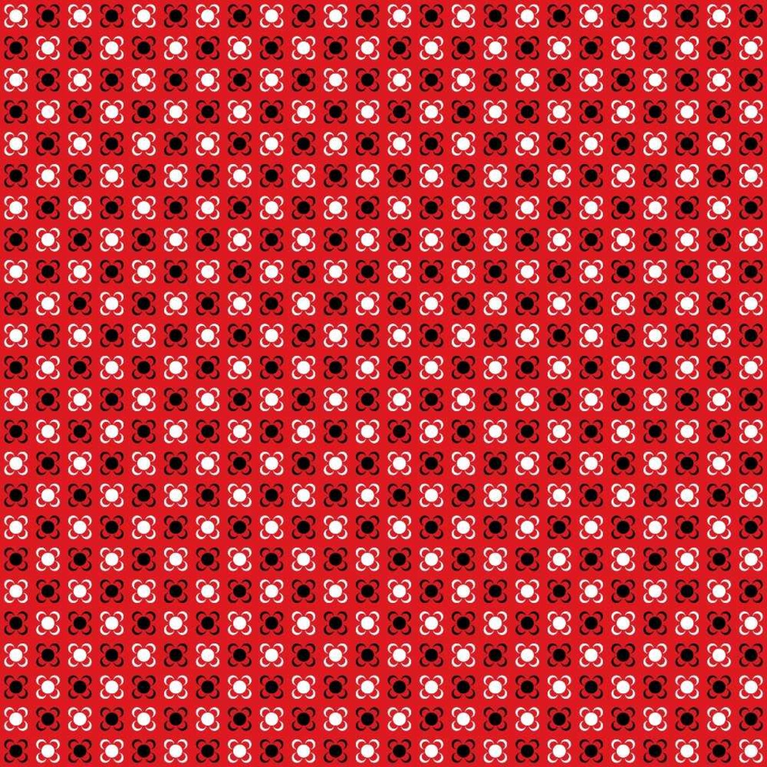 Red Bandana Pattern 1 Quilting Cotton Fabric - Etsy