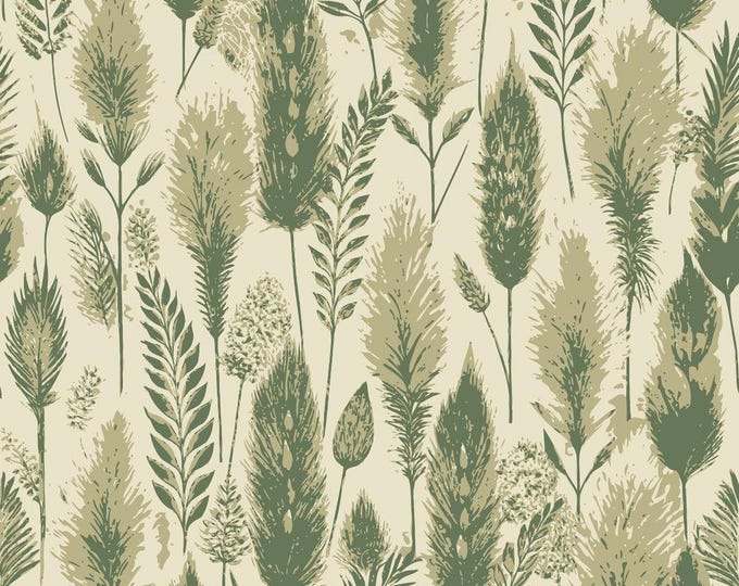 Art Nouveau Fox Tails Pattern 1 Quilting Cotton Fabric - Etsy