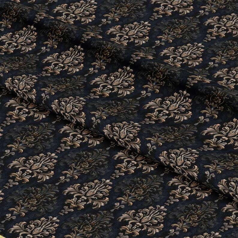 Gothic Damask Pattern 4 Quilting Cotton Fabric - Etsy
