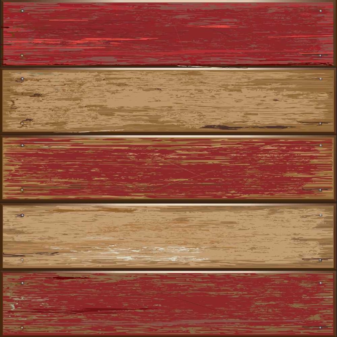 Old Barn Red Color Wooden Texture Quilting Cotton Fabric - Etsy