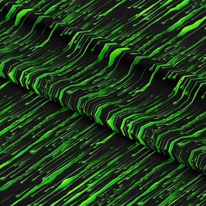 Dripping Green Liquid Pattern 1 Quilting Cotton Fabric - Etsy