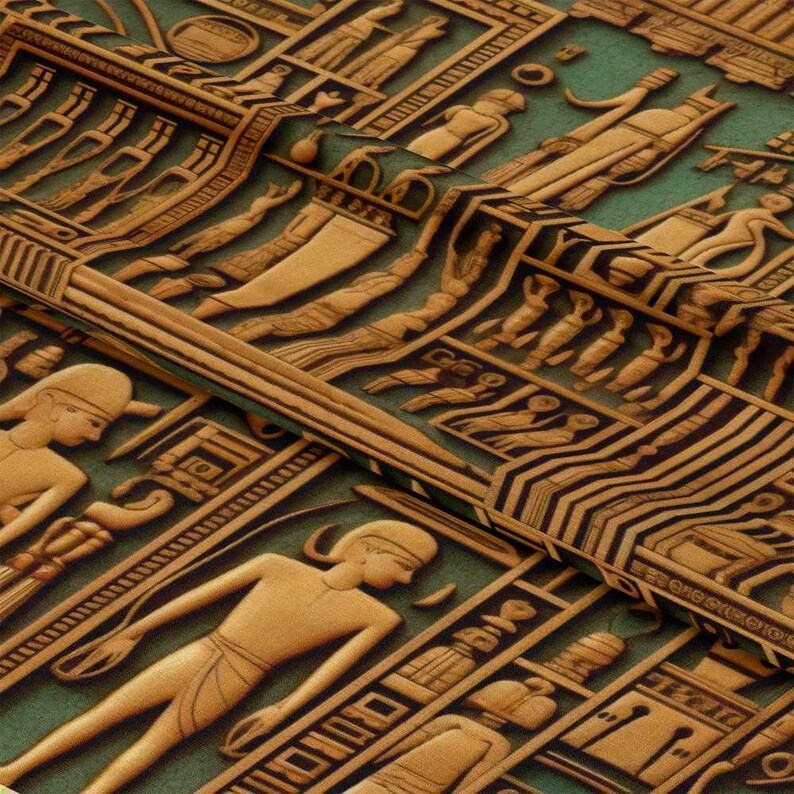 2D Ancient Egypt Pattern 17 Quilting Cotton Fabric - Etsy