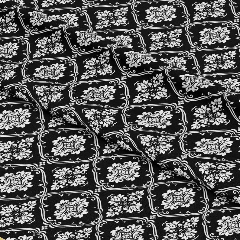 Gothic Damask Pattern 2 Quilting Cotton Fabric - Etsy