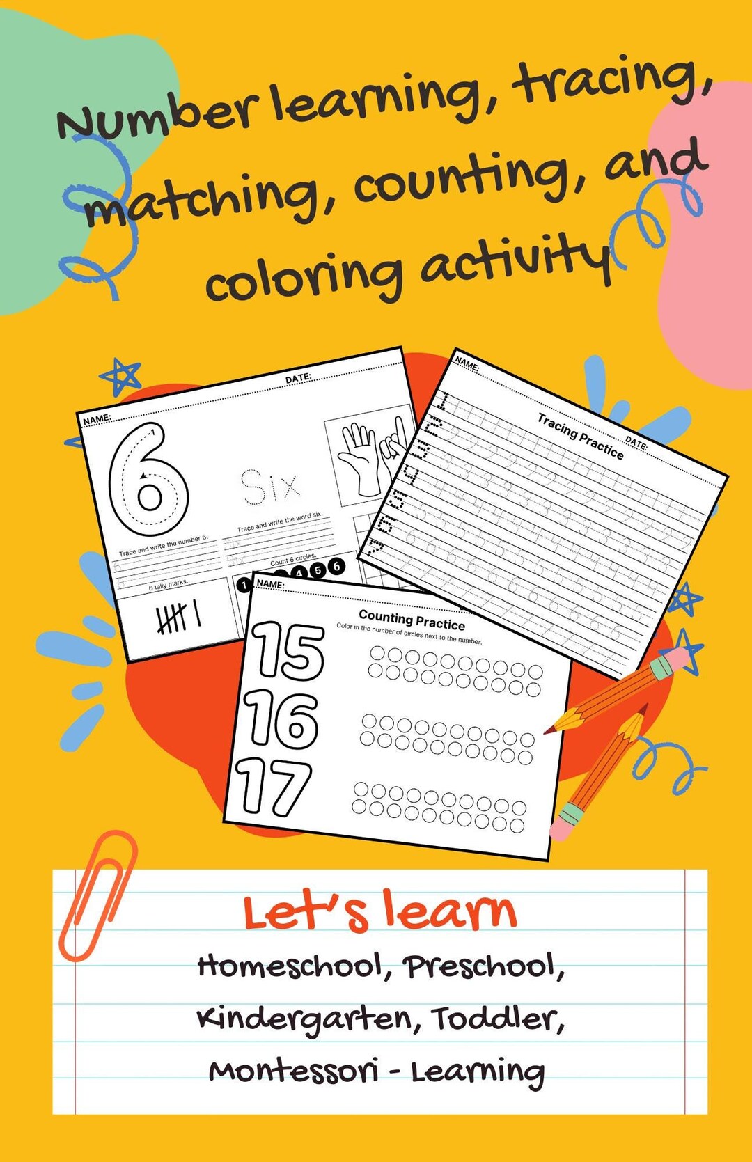32 Number Tracing Worksheets | Printable Number Tracing Worksheet ...