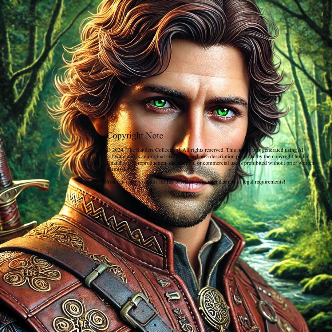 Kael Thorne Custom Character Digital Portrait - Etsy