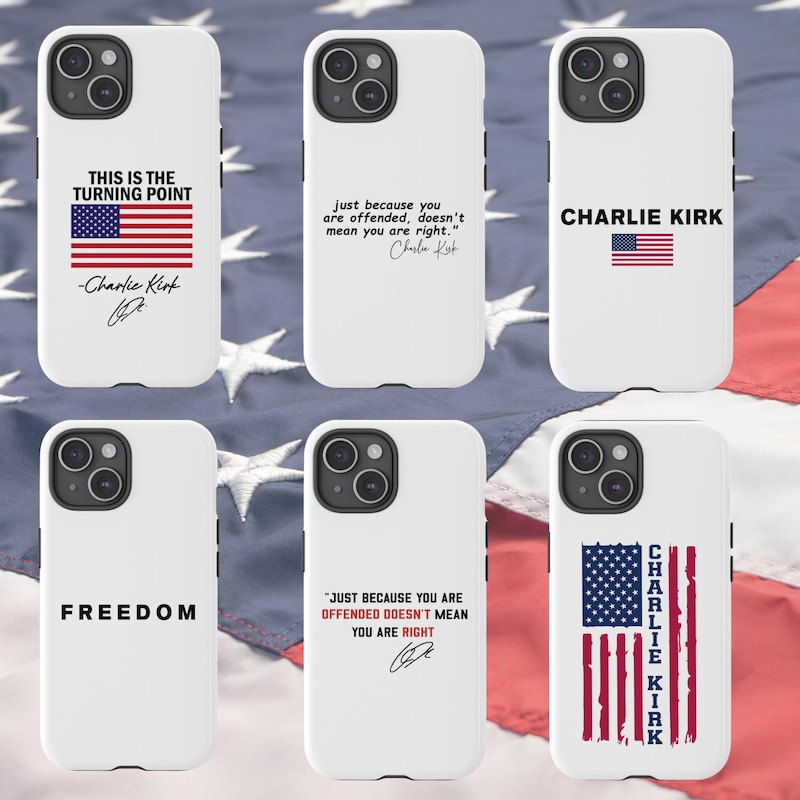 Charlie Kirk iPhone Case - Etsy
