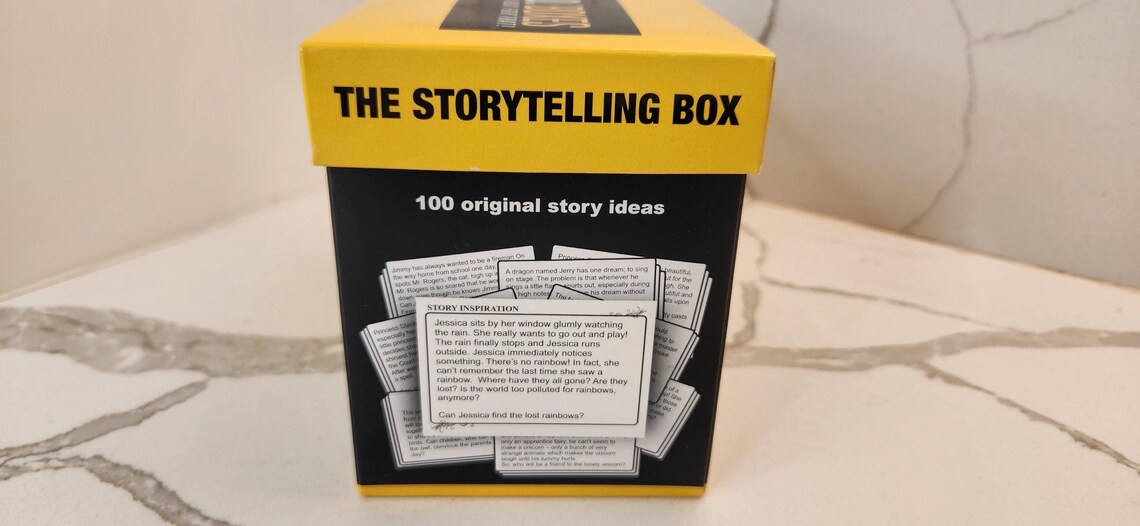 Storytelling Box, Story Prompts for Kids, Creative Writing Game ...