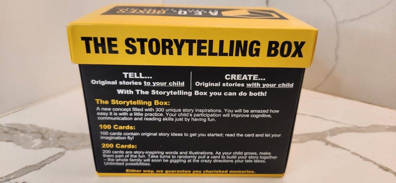 Storytelling Box, Story Prompts for Kids, Creative Writing Game ...