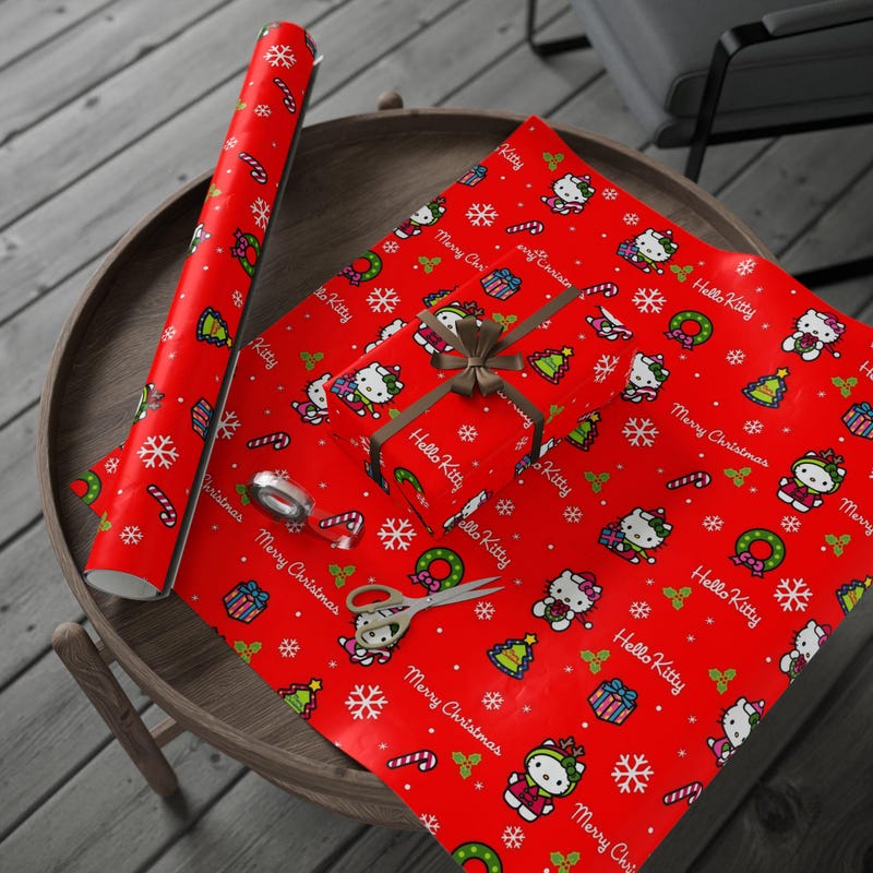 Hello Kittys Wrapping Paper - Etsy