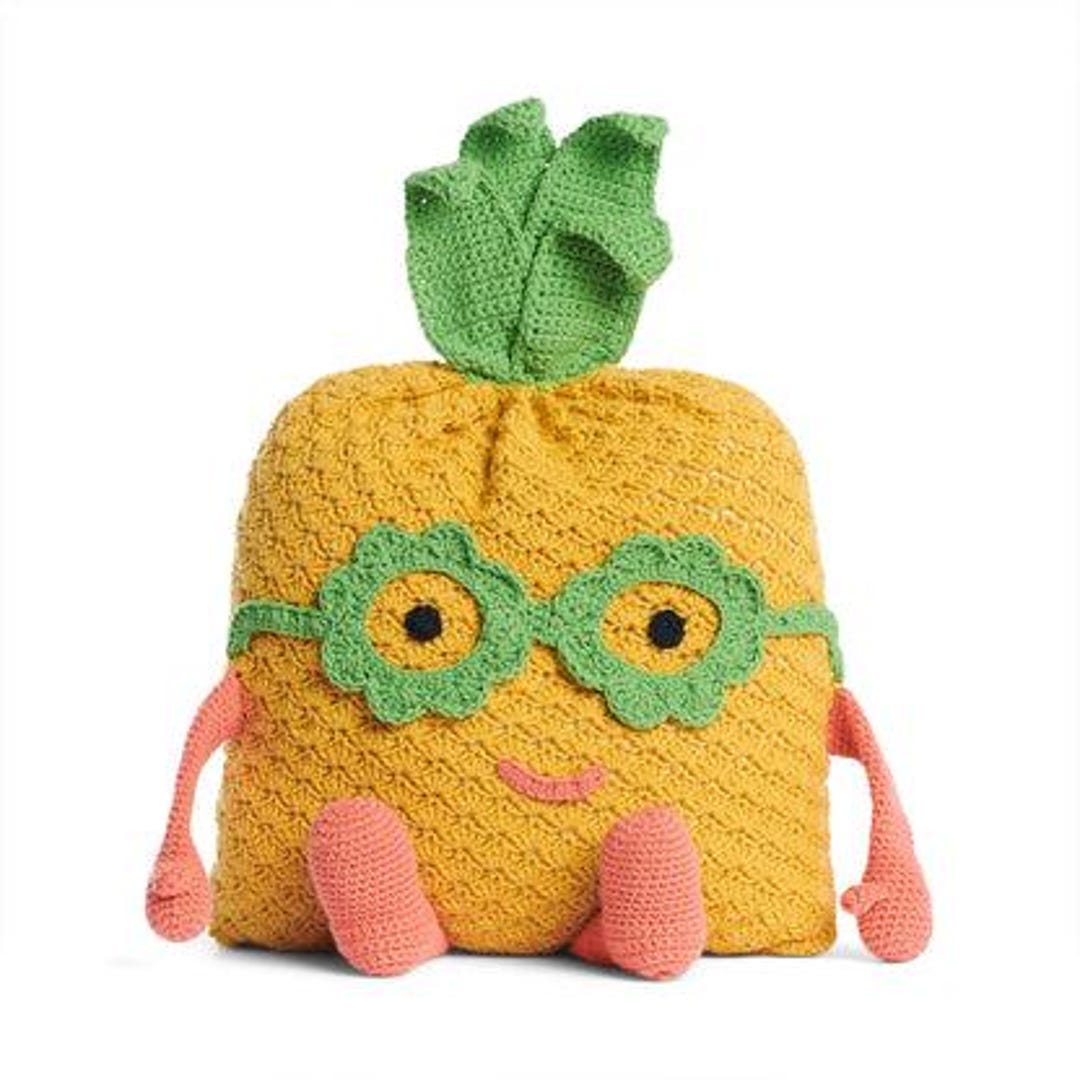 Pineapple Crochet Study Buddy Pattern,adorable Pineapple Amigurumi for ...