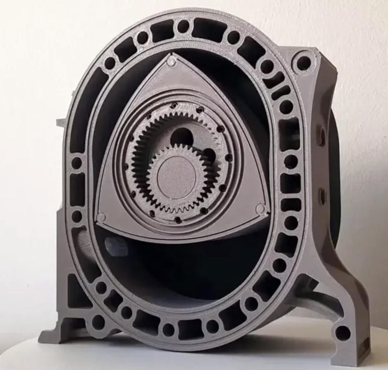 Wenkel Rotary Motor - Engineering Visualization - Etsy