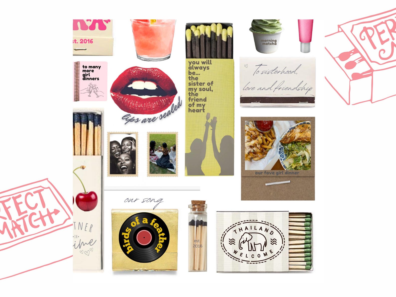 Personalized Matchbox Art Print Template for Best Friend, Editable ...