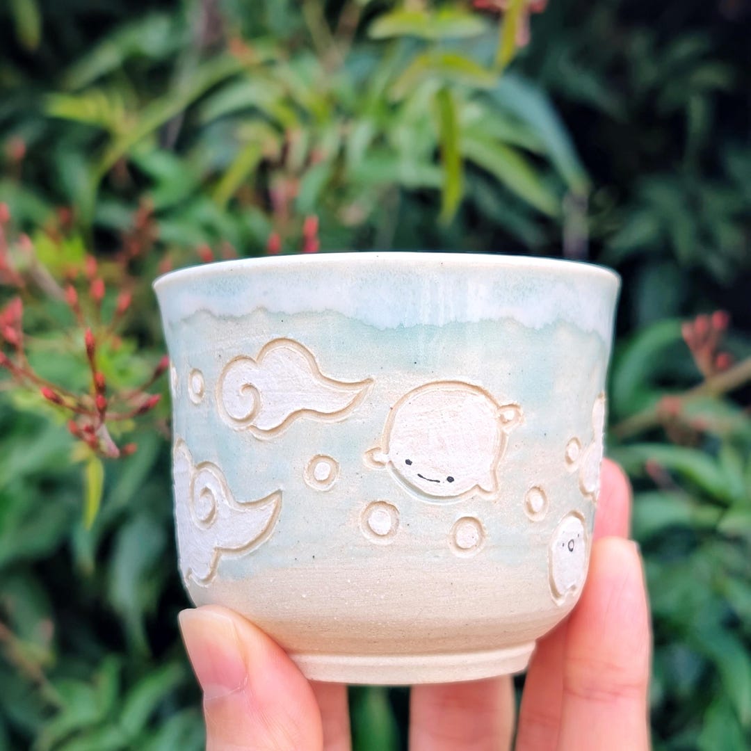 Sky Spirit Cloud Tea Cup - Etsy