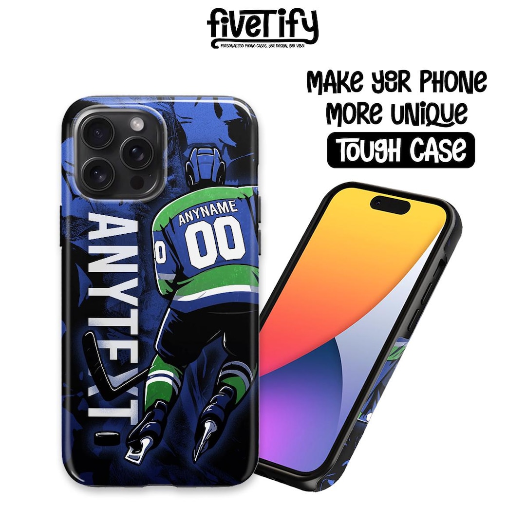 Personalized Jersey Ice Hockey Phone Case, Custom Name Hockey Number ...