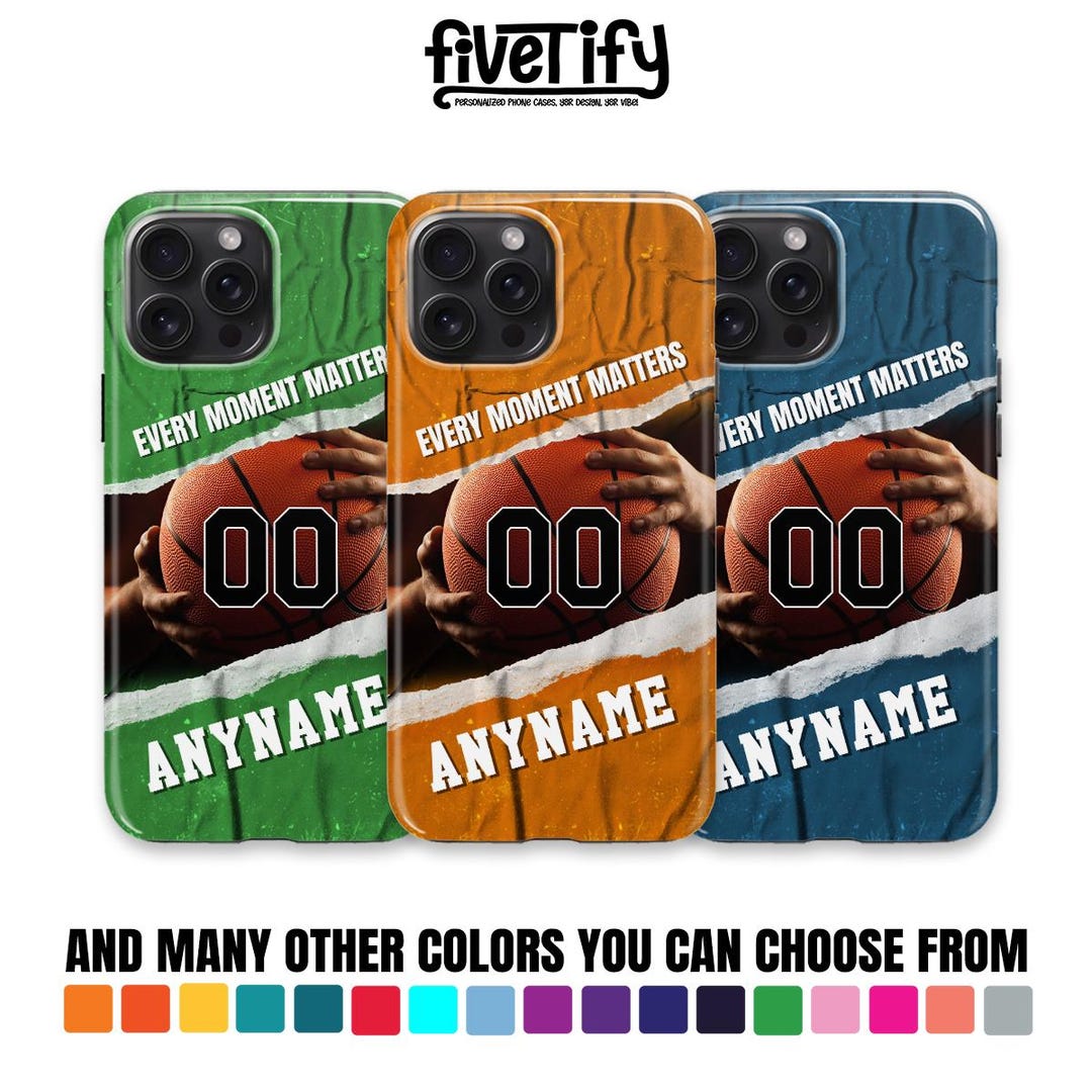 Personalized Basketball Phone Case, Custom Name, Number Player Tough ...