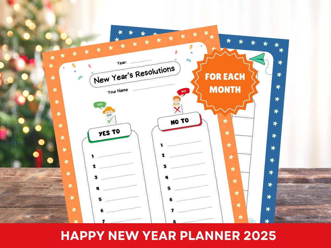 Calendar Printable for Kids 2025, Monthly Planner for Kids, Daily ...