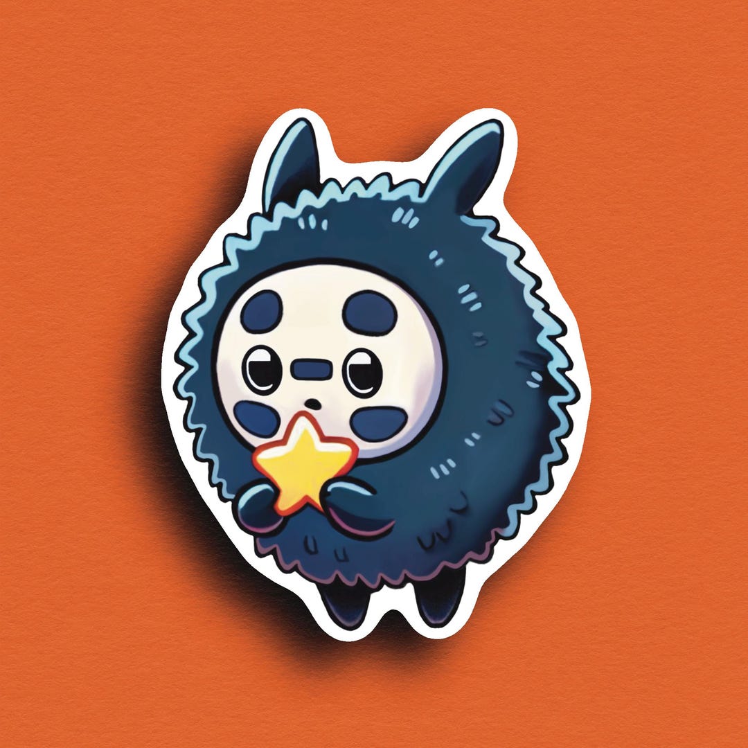Soot Sprite Sticker: Studio Ghibli Fan Art, Waterproof Vinyl - Etsy