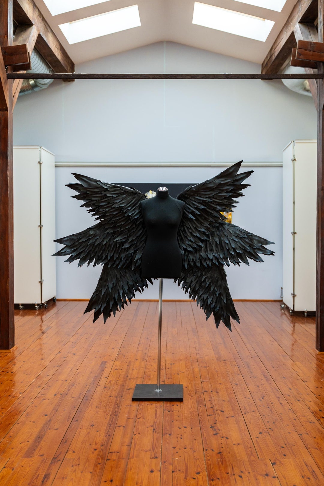 Black Angel Wings Costume: Six Wings, Cosplay Prop - Etsy