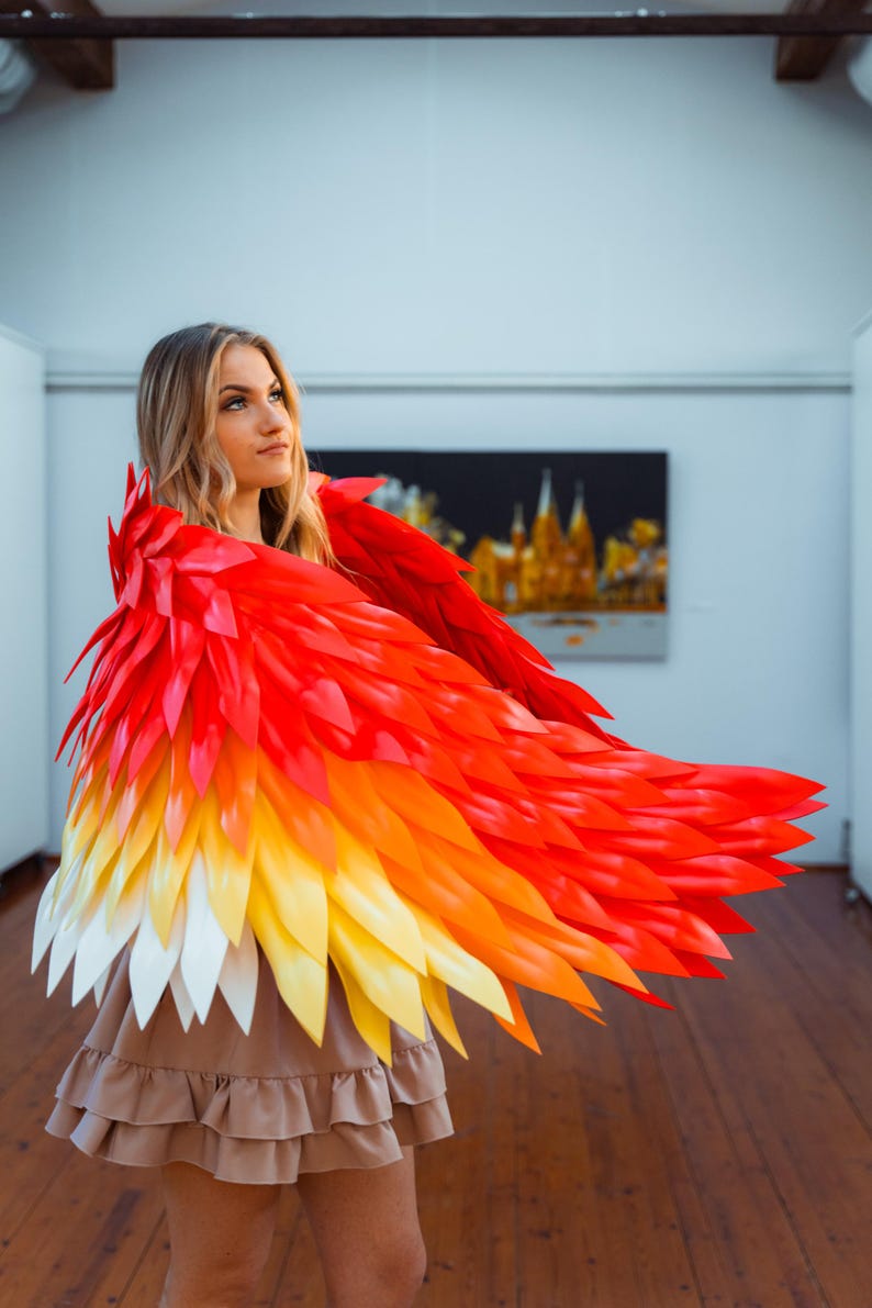 Red Wings for Cosplay Costume, Wings of Fire, Phoenix Cosplay - Etsy