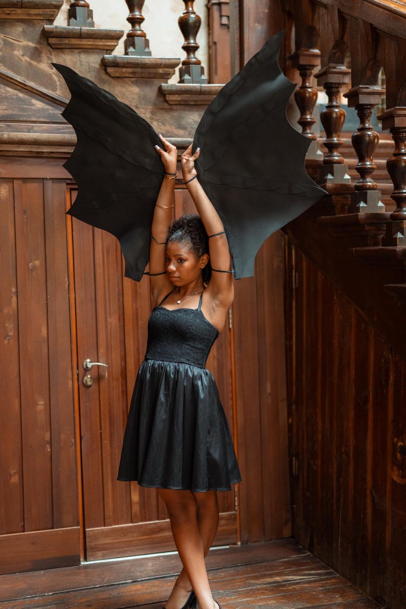 Black Bat Batman Wings, Cosplay Devil Wings for Adult and Kids - Etsy