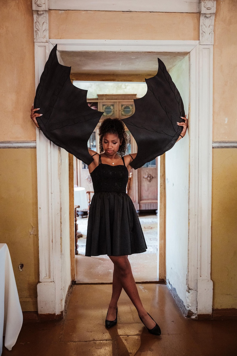 Black Bat Batman Wings, Cosplay Devil Wings for Adult and Kids - Etsy