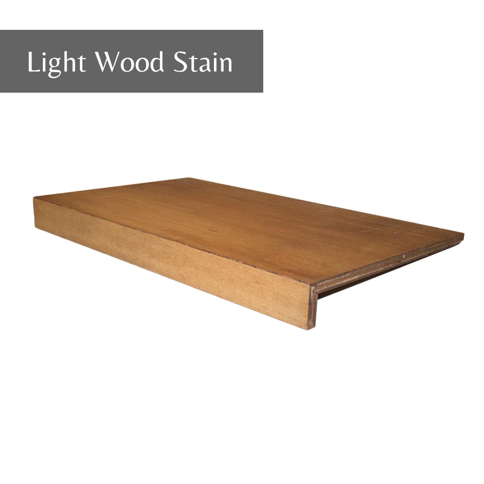 Wood Shelf Cover for Wire Rack - Removable Floating Shelves for Pantry ...