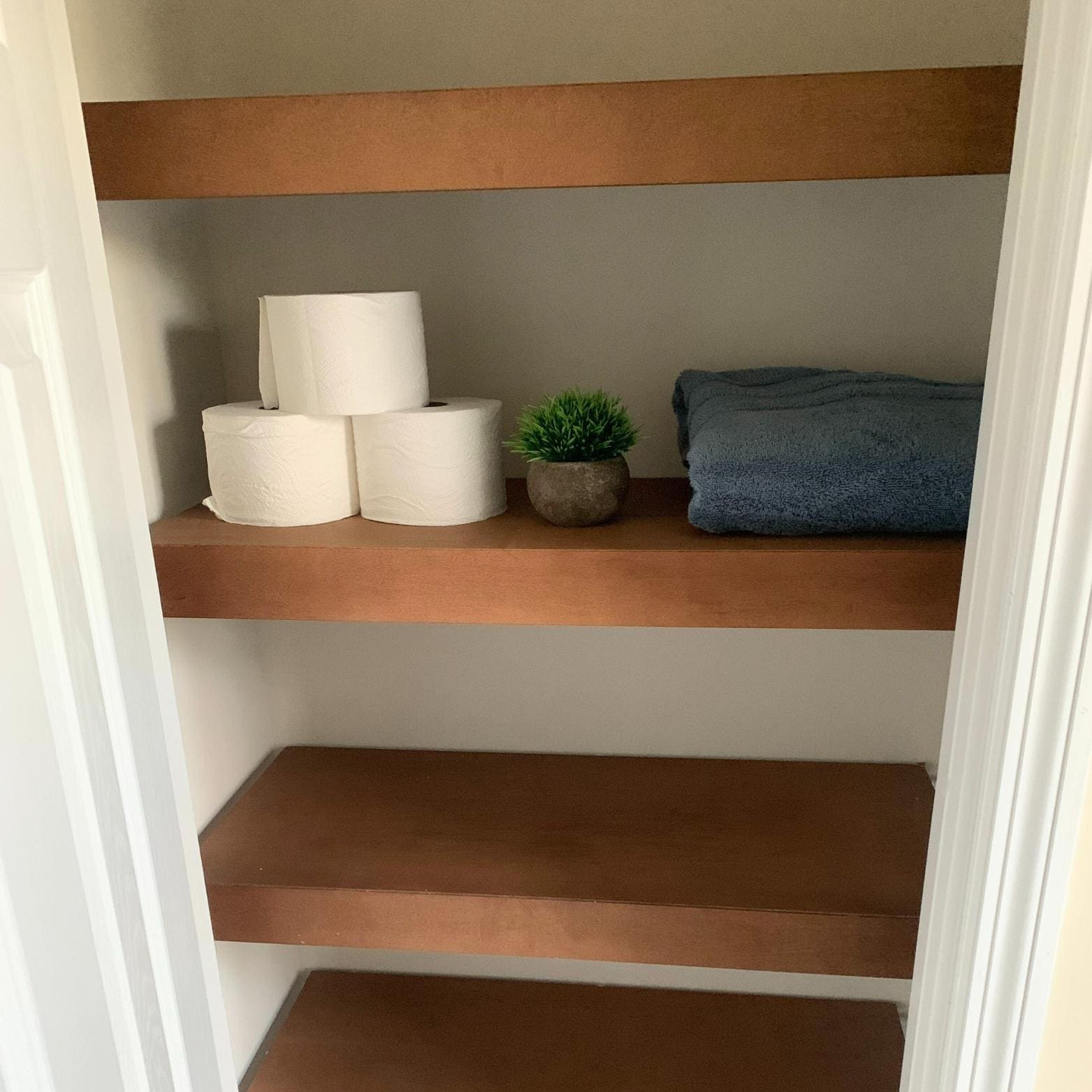 Wood Shelf Cover for Wire Rack - Removable Floating Shelves for Pantry ...