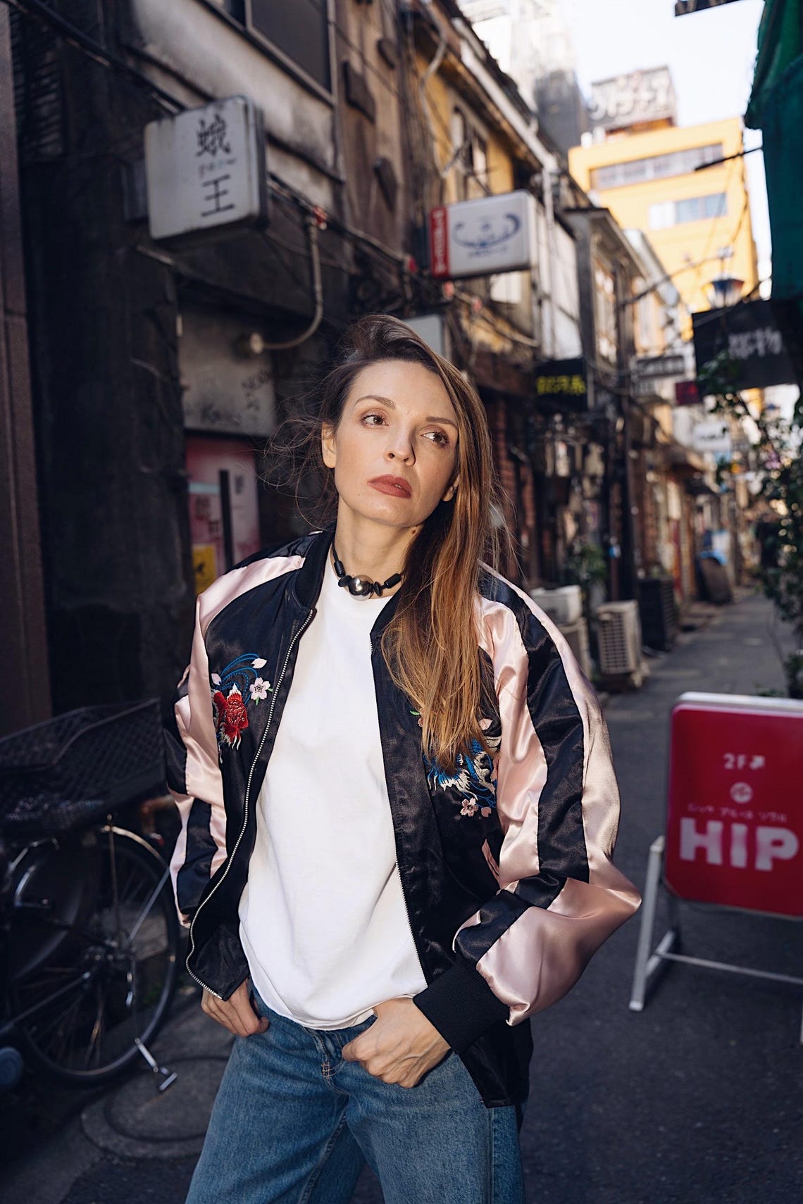 Bomber Jacket Japanese Bomber, Sukajan Silk Bomber, Dragon Jacket ...