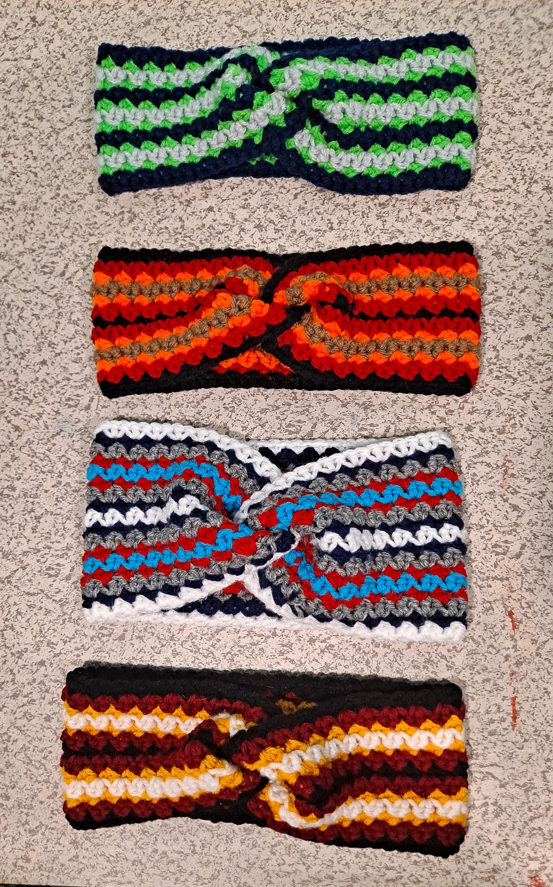 NFL Velvet Twist Headbands - Etsy