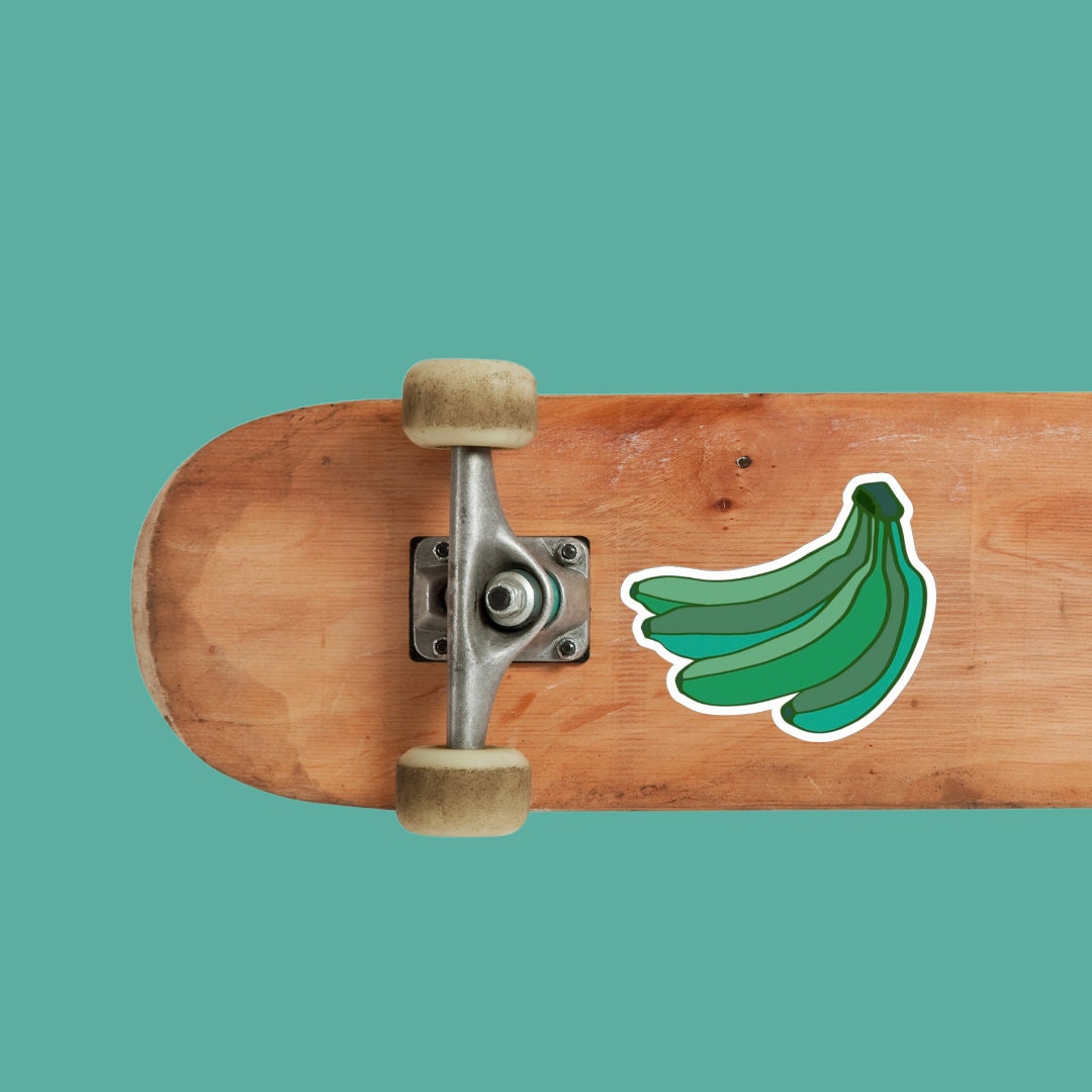 Green Bananas Sticker / Cheeky Banana Sticker - Etsy