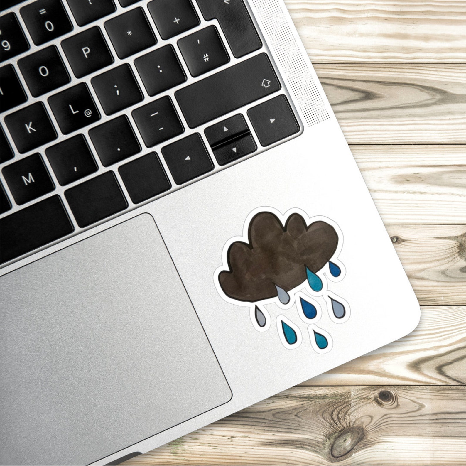 Rain Cloud Sticker: Weatherproof Vinyl Decal - Etsy