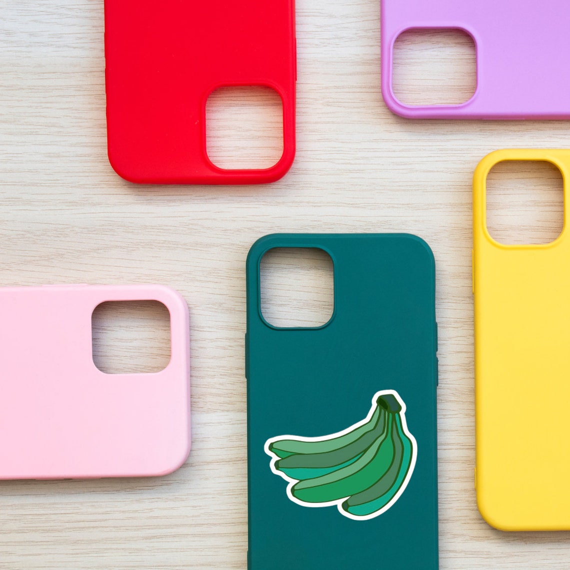 Green Bananas Sticker / Cheeky Banana Sticker - Etsy