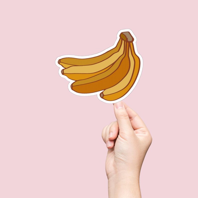 Yellow Bananas Sticker / Cheeky Banana Sticker - Etsy