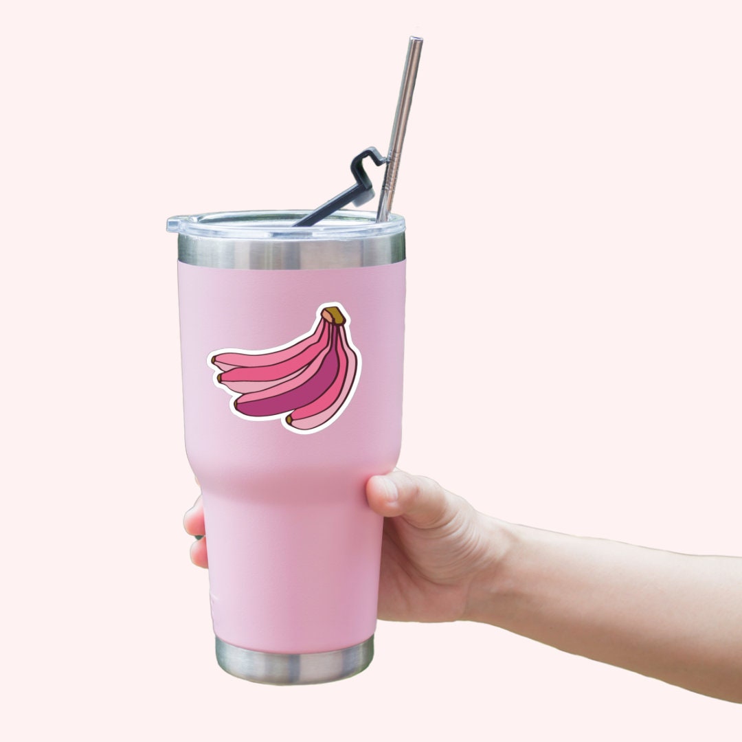 Pink Bananas Sticker / Cheeky Banana Sticker - Etsy