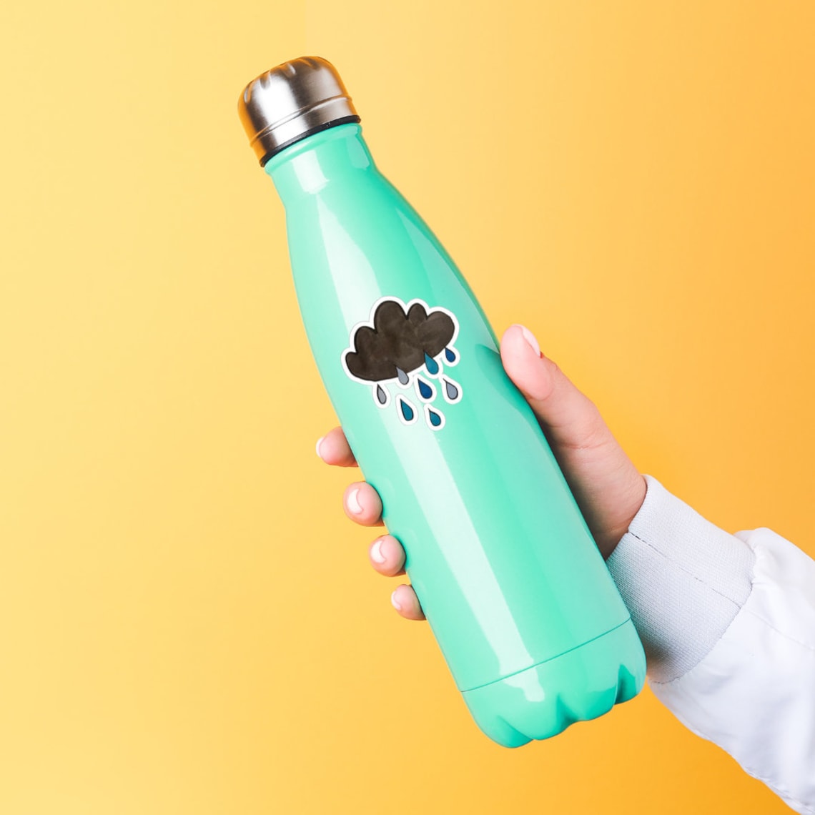 Rain Cloud Sticker: Weatherproof Vinyl Decal - Etsy