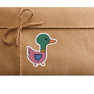 Adorable Duck Sticker - Quack Quack! - Etsy