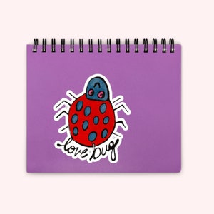 Love Bug Sticker - This Adorable Little Love Bug Will Add Some Charm to ...