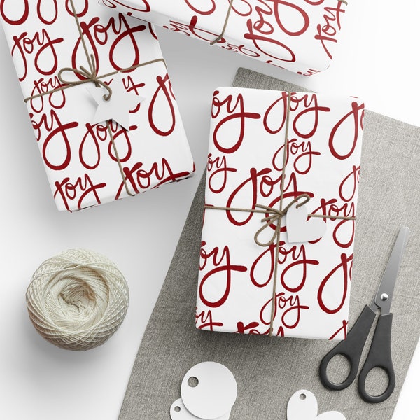 Joy Wrapping Paper - Etsy
