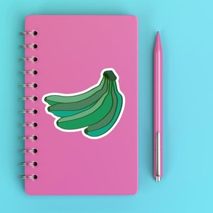 Green Bananas Sticker / Cheeky Banana Sticker - Etsy