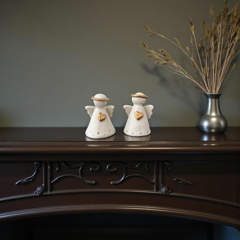 Handmade Porcelain Angel Figurine: Unique Home Decoration - Etsy