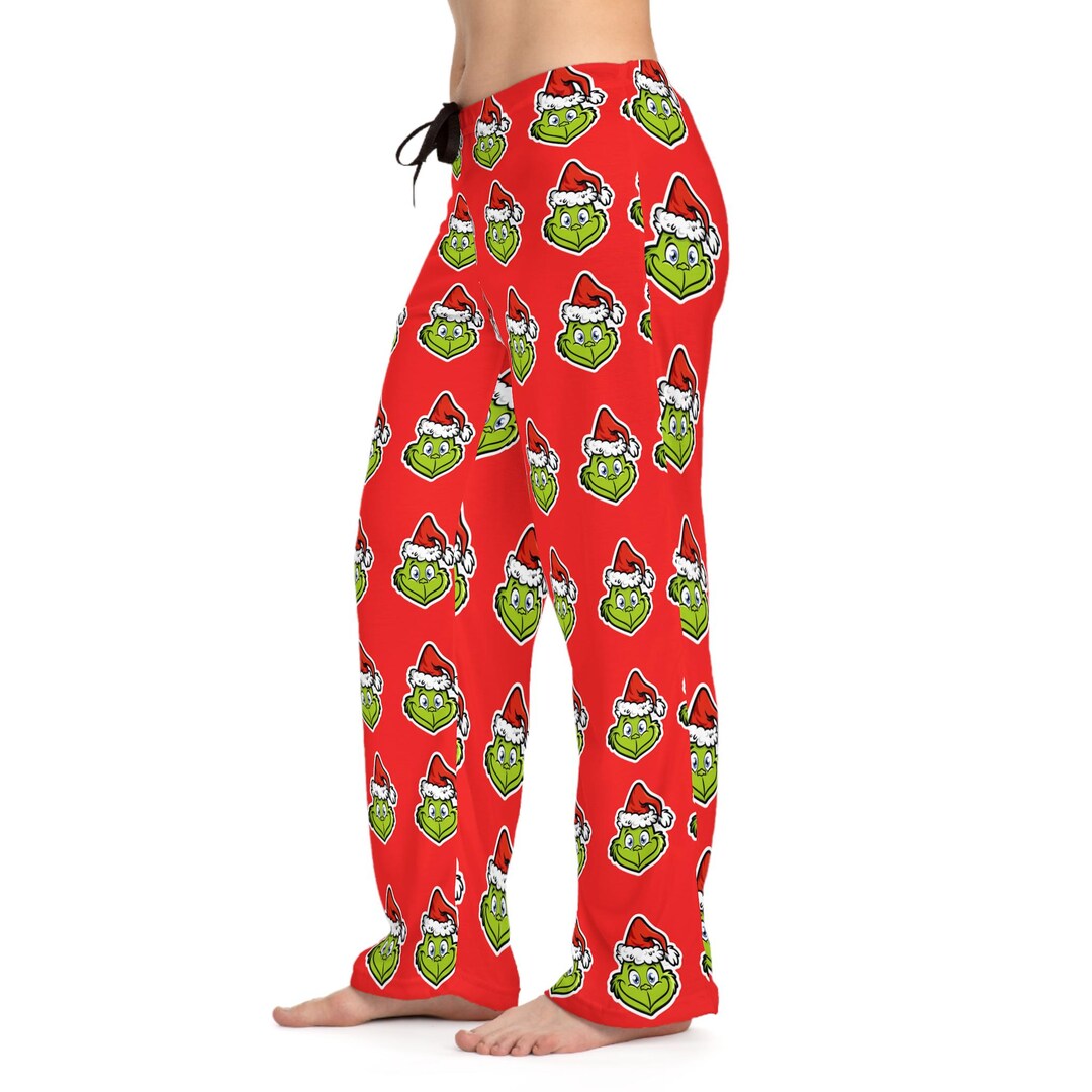 Women's Grinch Pajama Pants, Grinch Christmas Pajama, Matching Xmas ...