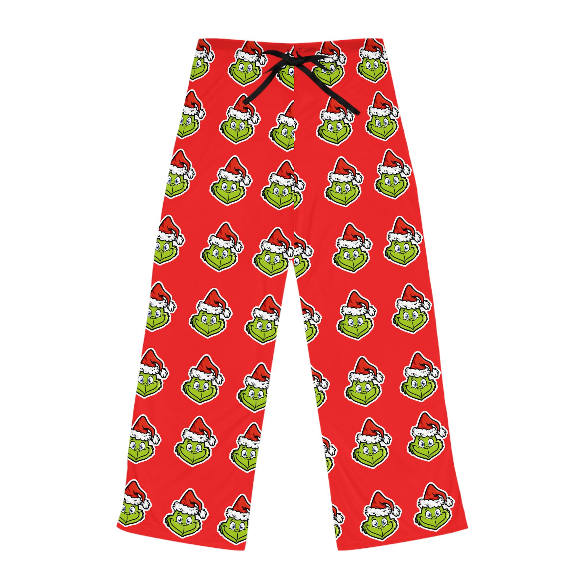 Grinch Pajama Pants, Grinch Christmas Pajama, Matching Xmas Grinch Pj's ...
