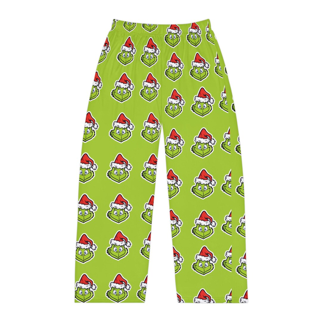 Mens Grinch Pajama Pants, Grinch Christmas Pajama, Mathcing Xmas Grinch ...